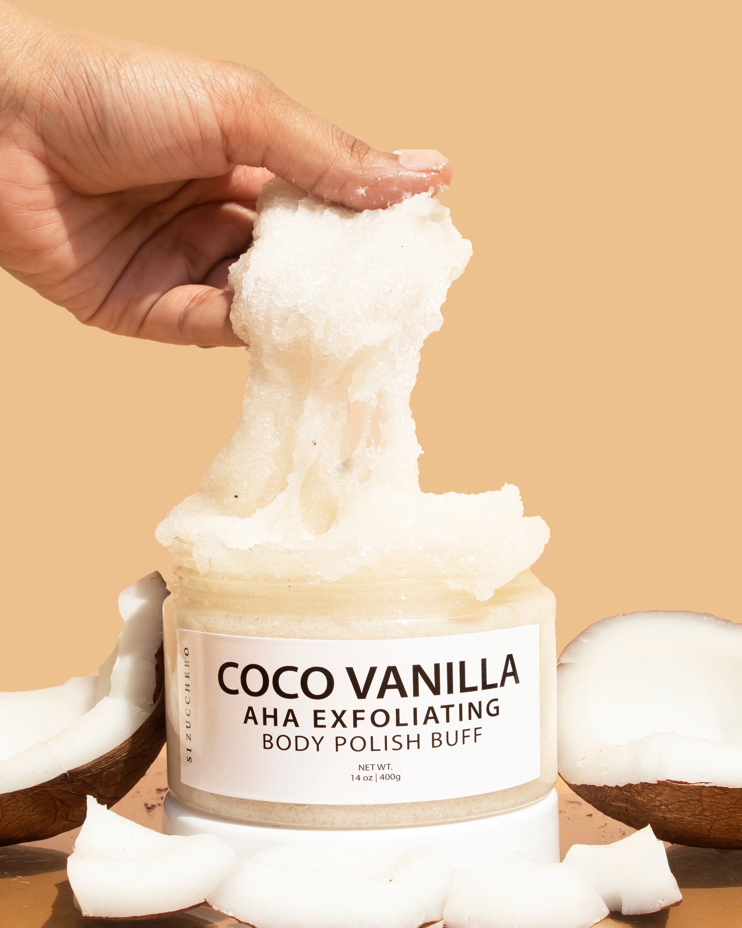 Coco Vanilla Body Polish: AHA Exfoliating Buff